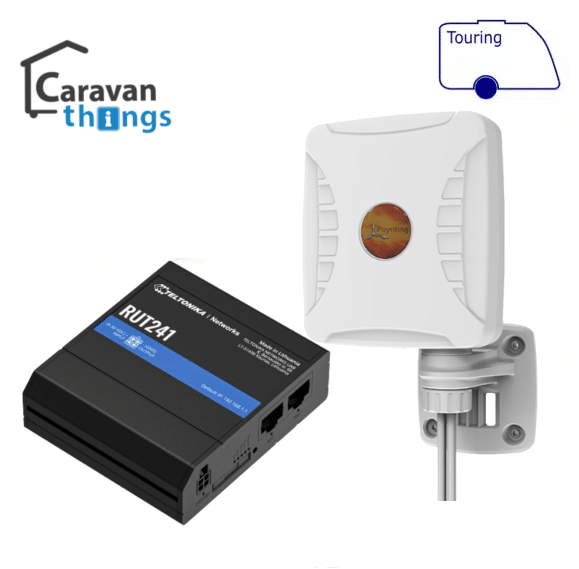 Touring Caravan 4G router and antenna - CaravanThings.com